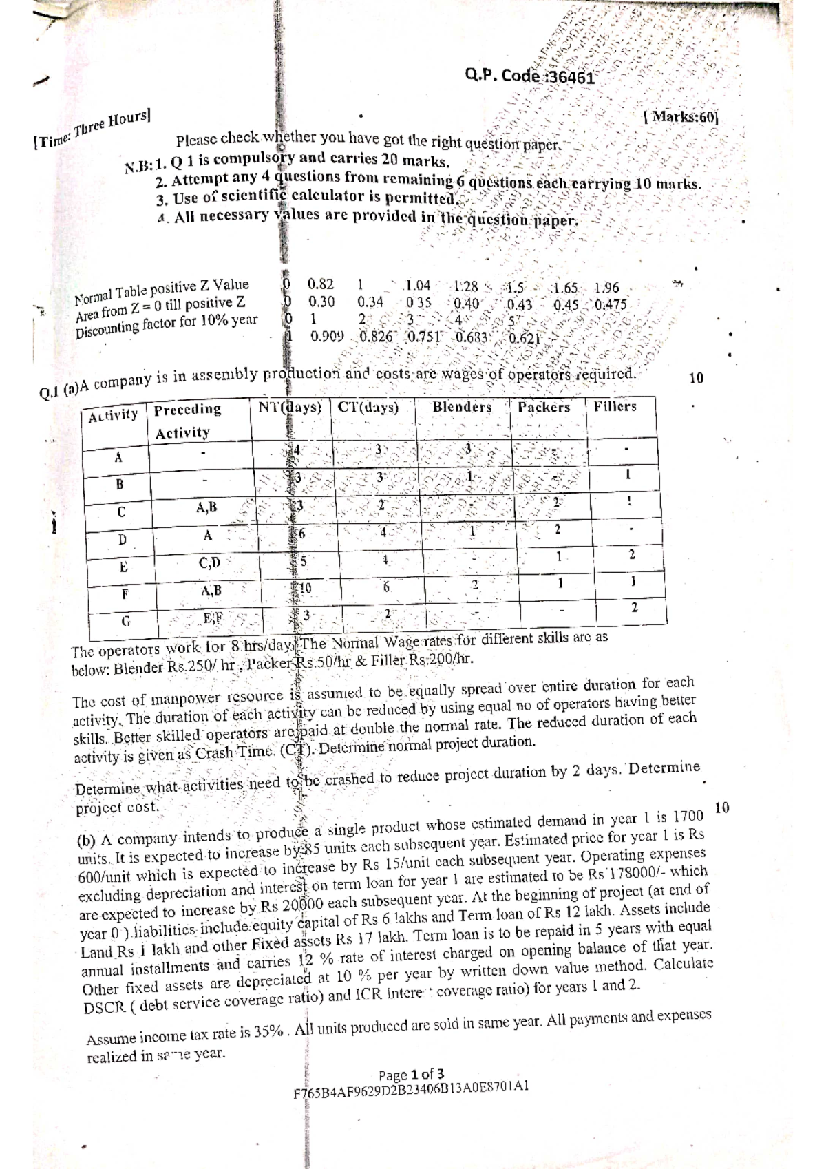 PM paper - practice - MMS - Studocu