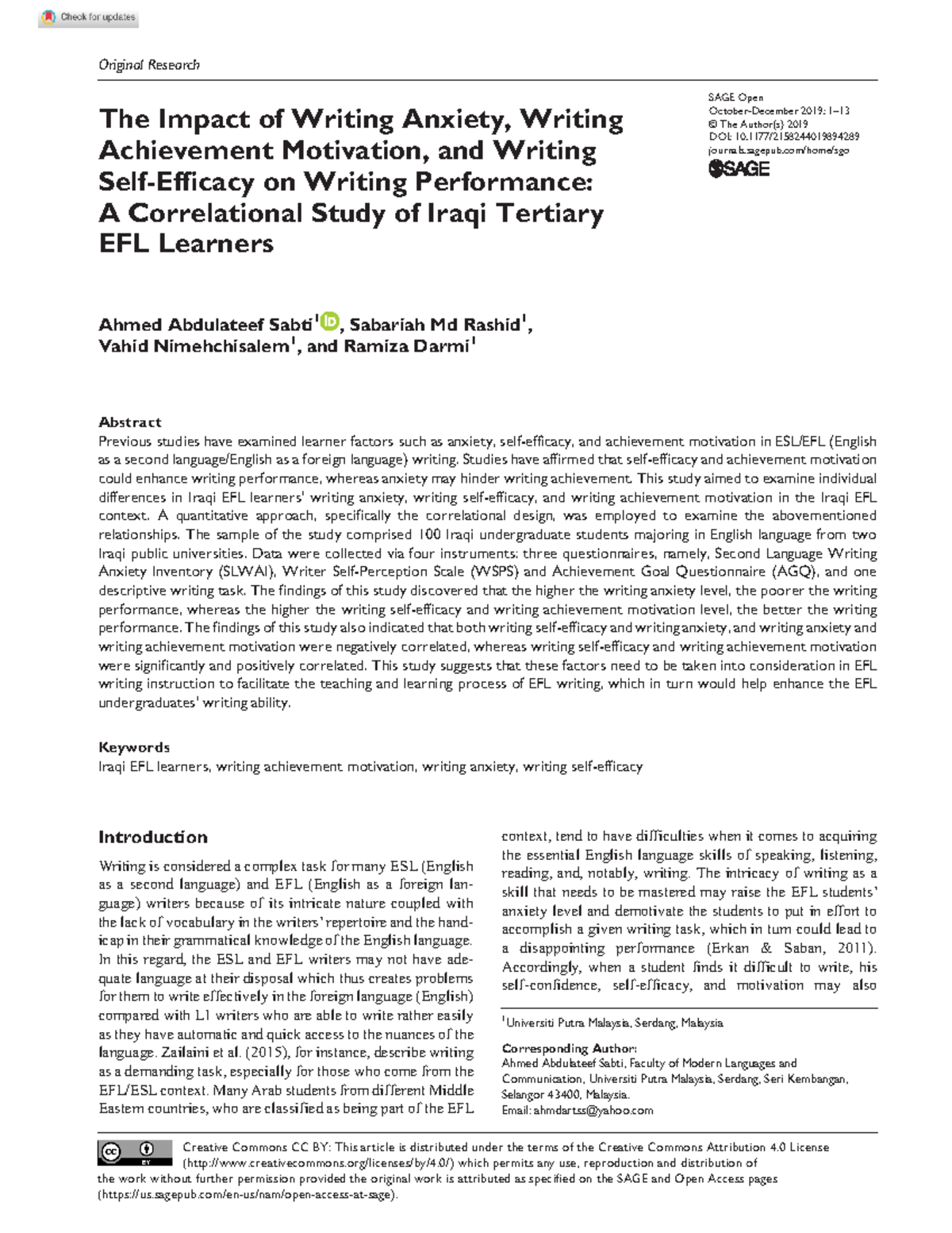 Unit 5-Data commentary Example - doi/10.1177/ SAGE Open October ...