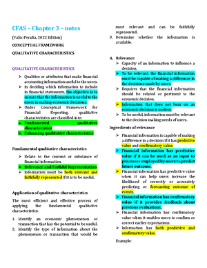 List of Accounting Standards and Interpretations - Studocu