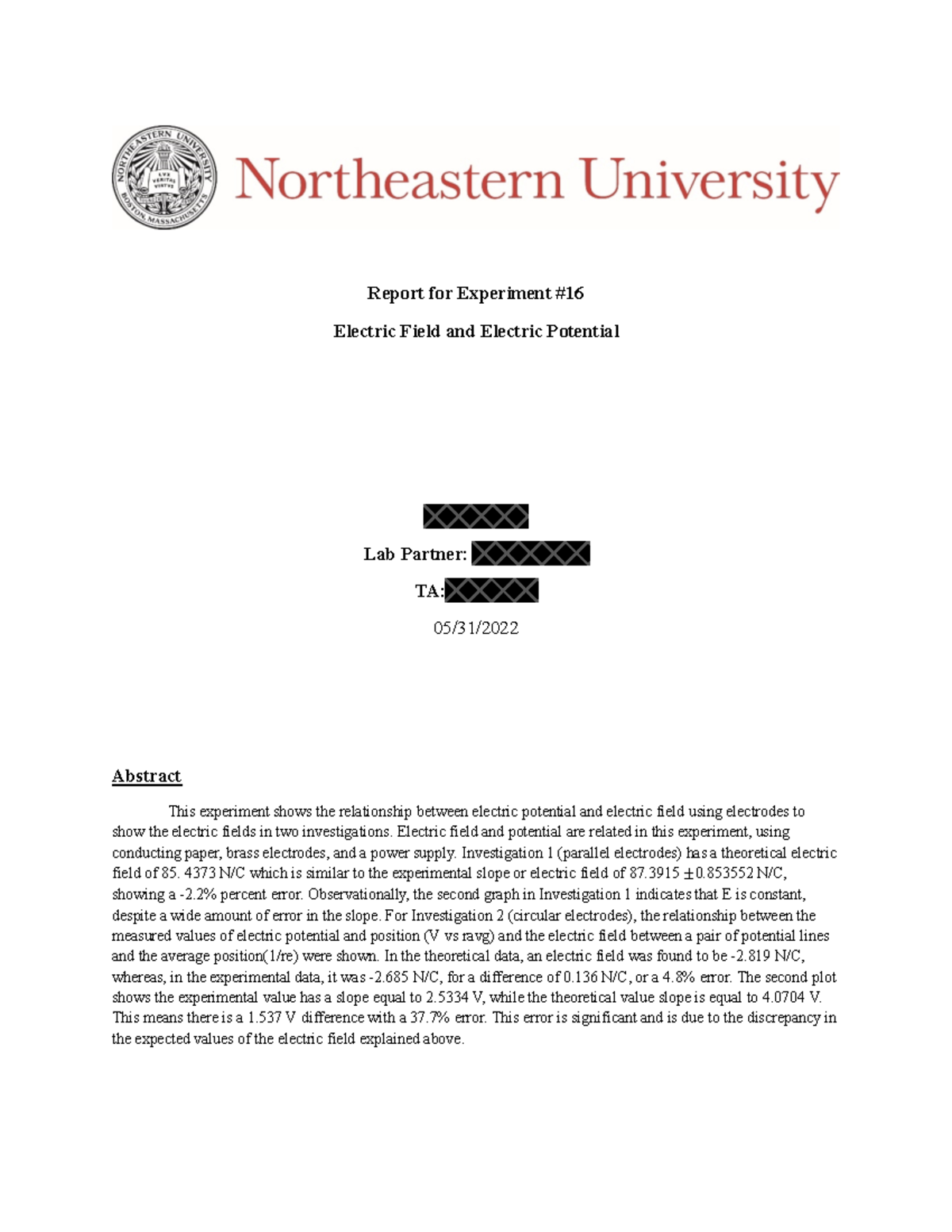 Experiment #16 - Google Docs