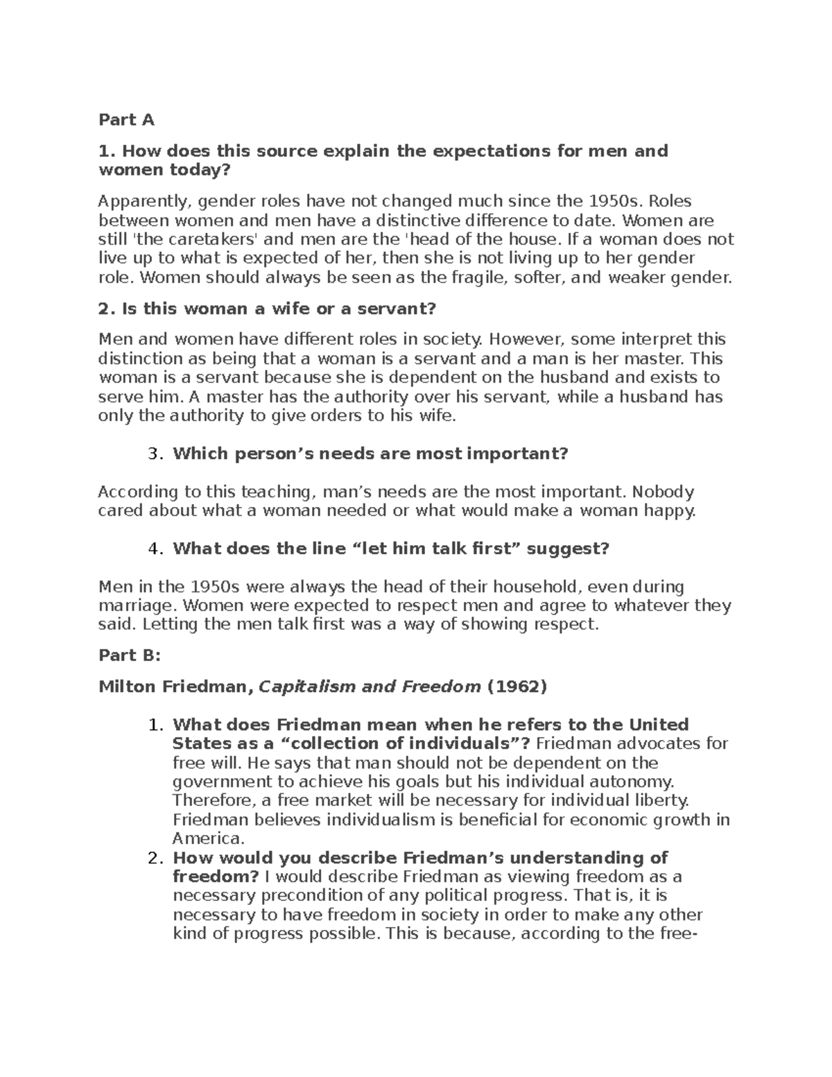 History 311 part 3 - Part A How does this source explain the ...