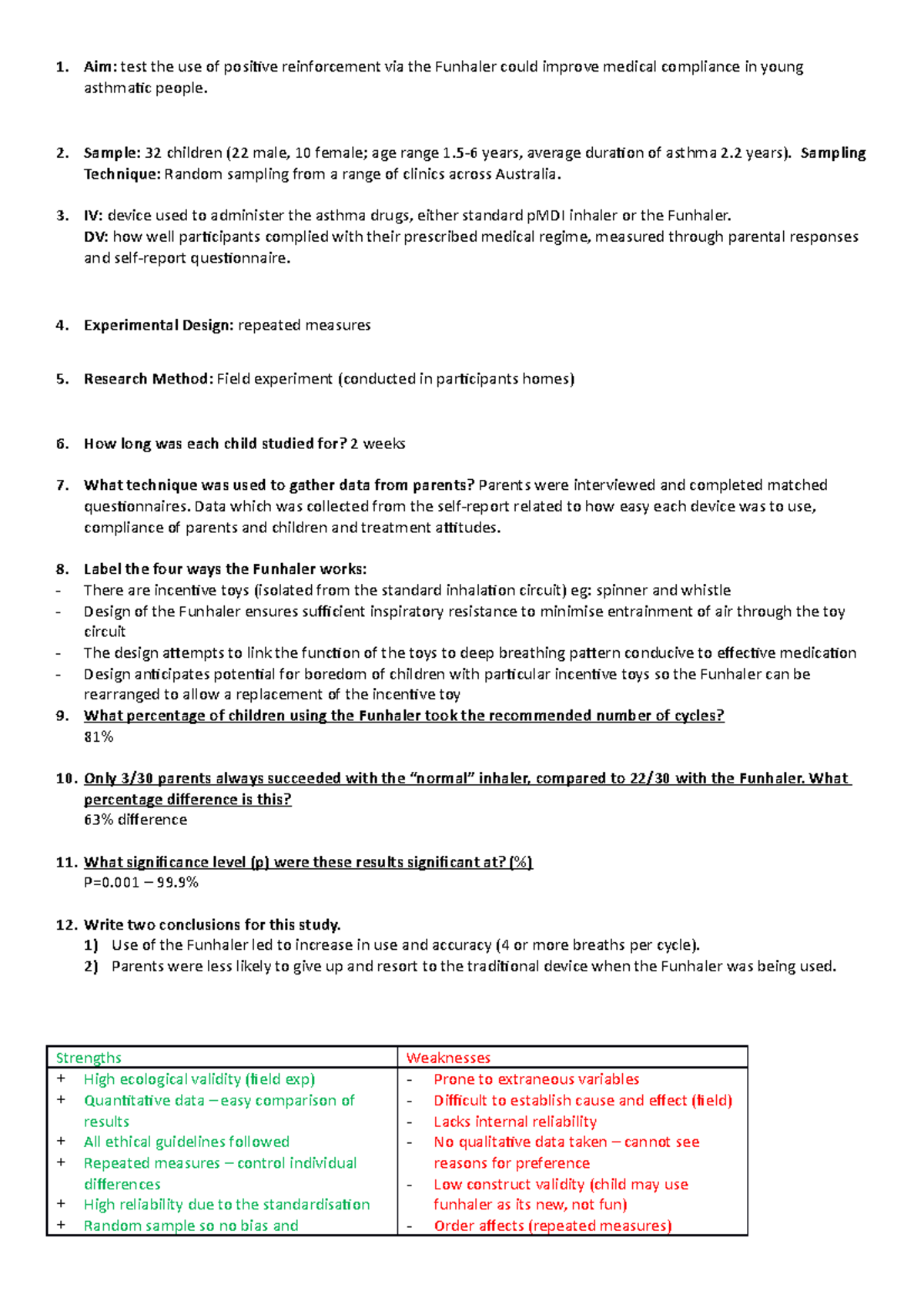 Chaney et al lesson 1 - Aim: test the use of positive reinforcement via ...