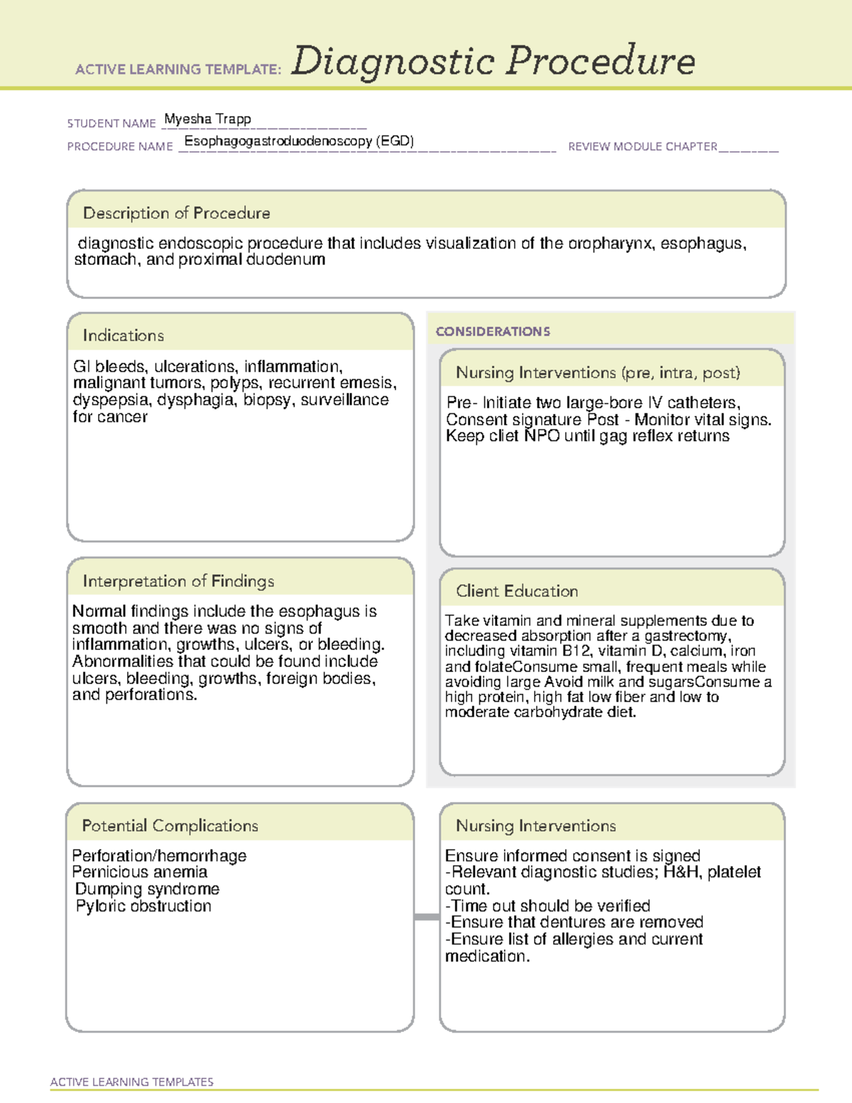 Diagnostic EGD - aljkfl - ACCT 2302 - Lamar University - Studocu