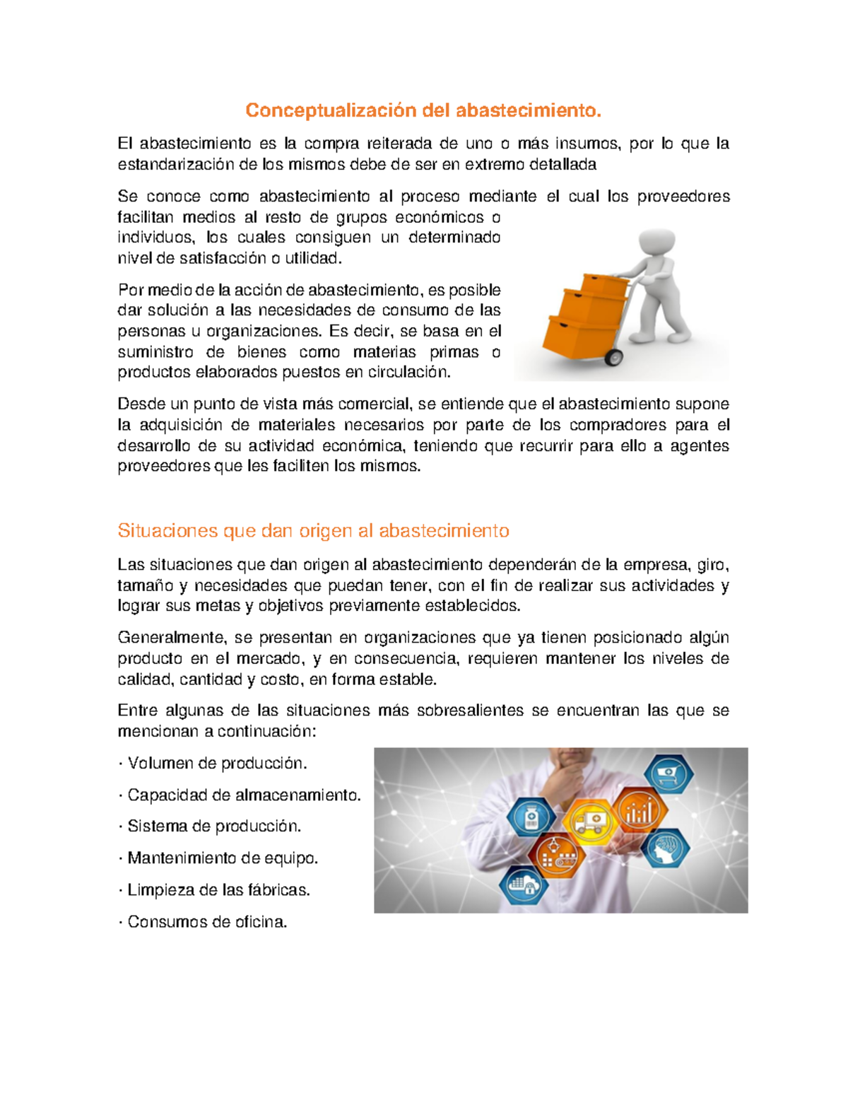 Abastecimiento - El abastecimiento es la compra reiterada de uno o más ...