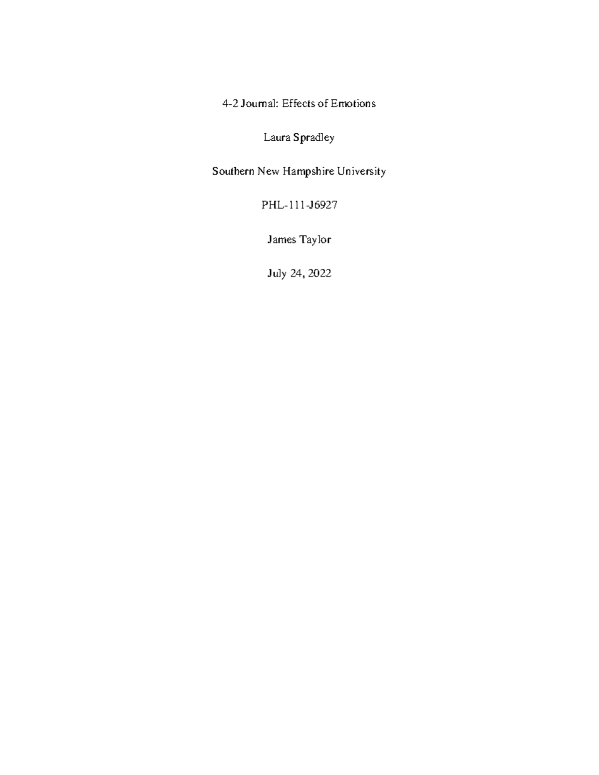 4-2 Journal - For context, I got accepted into the University of Mary ...