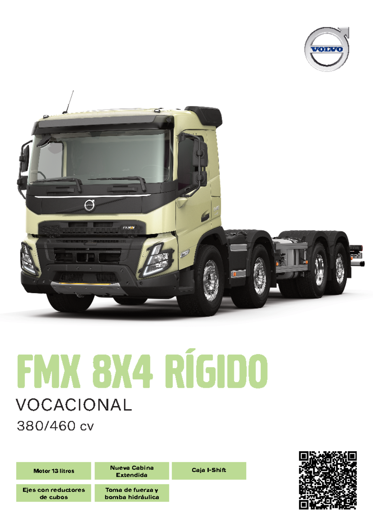 Nuevo FMX 8x4R - FMX 8X4 Rígido VOCACIONAL 380 460 cv ####### Motor 13 ...