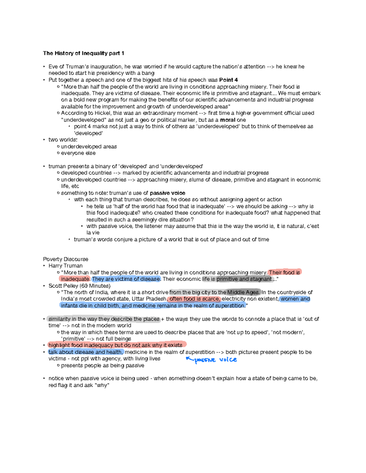 Week 3 - The History of Inequality - The History of Inequality part 1 ...