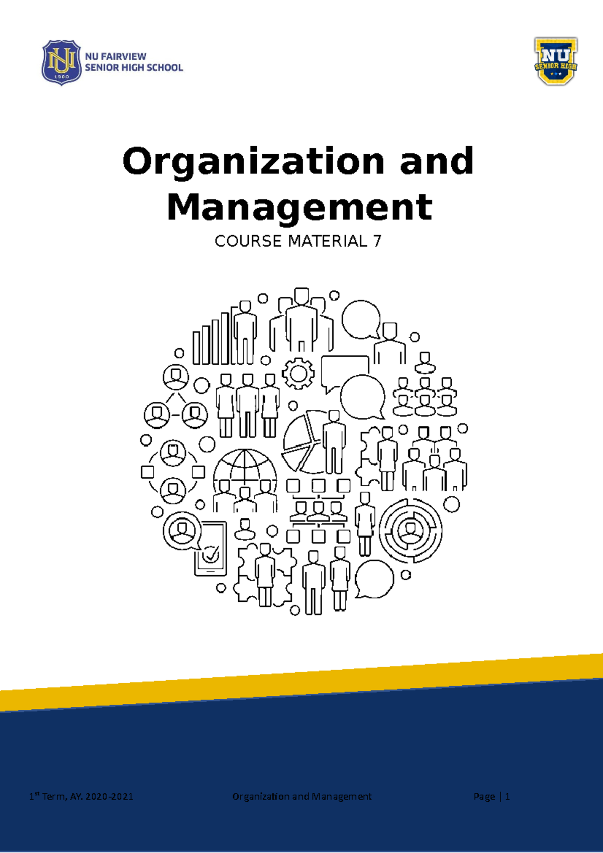 Org Man CM 7 for W9 and W10 - Organization and Management COURSE ...
