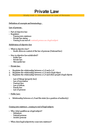 Class notes on subjective rightsl - OBJECTIVE LAW AND SUBJECTIVE RIGHTS ...