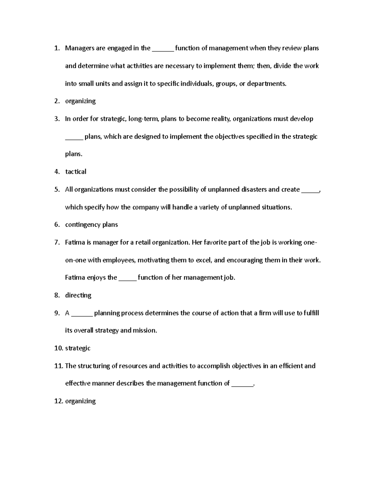 Isom18 - This was an assignment with questions from week 18. - Managers ...
