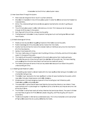 Criminal justice final exam study guide part 1 - Criminal Justice ...