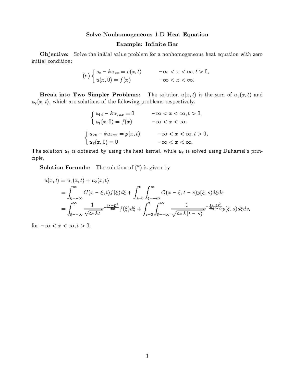 Heat-NonhomogHeat-Nonhomog - Solve Nonhomogeneous 1-D Heat Equation ...