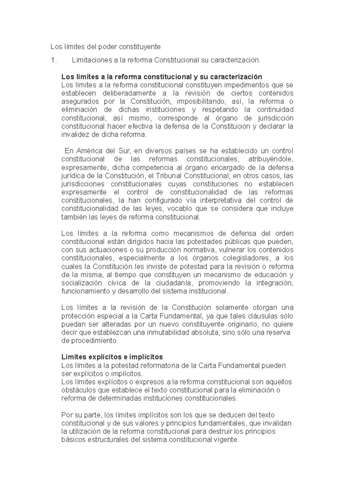 Los límites del poder constituyente diapo - Los límites del poder ...