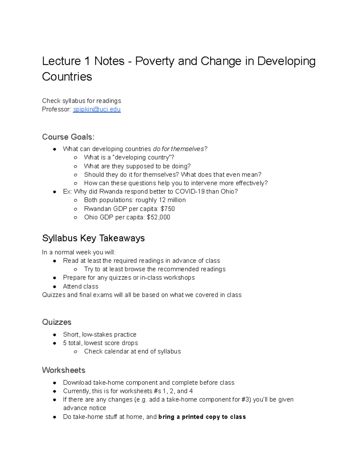 UPPP 113 - Poverty and Change in Developing Countries - Google Docs ...
