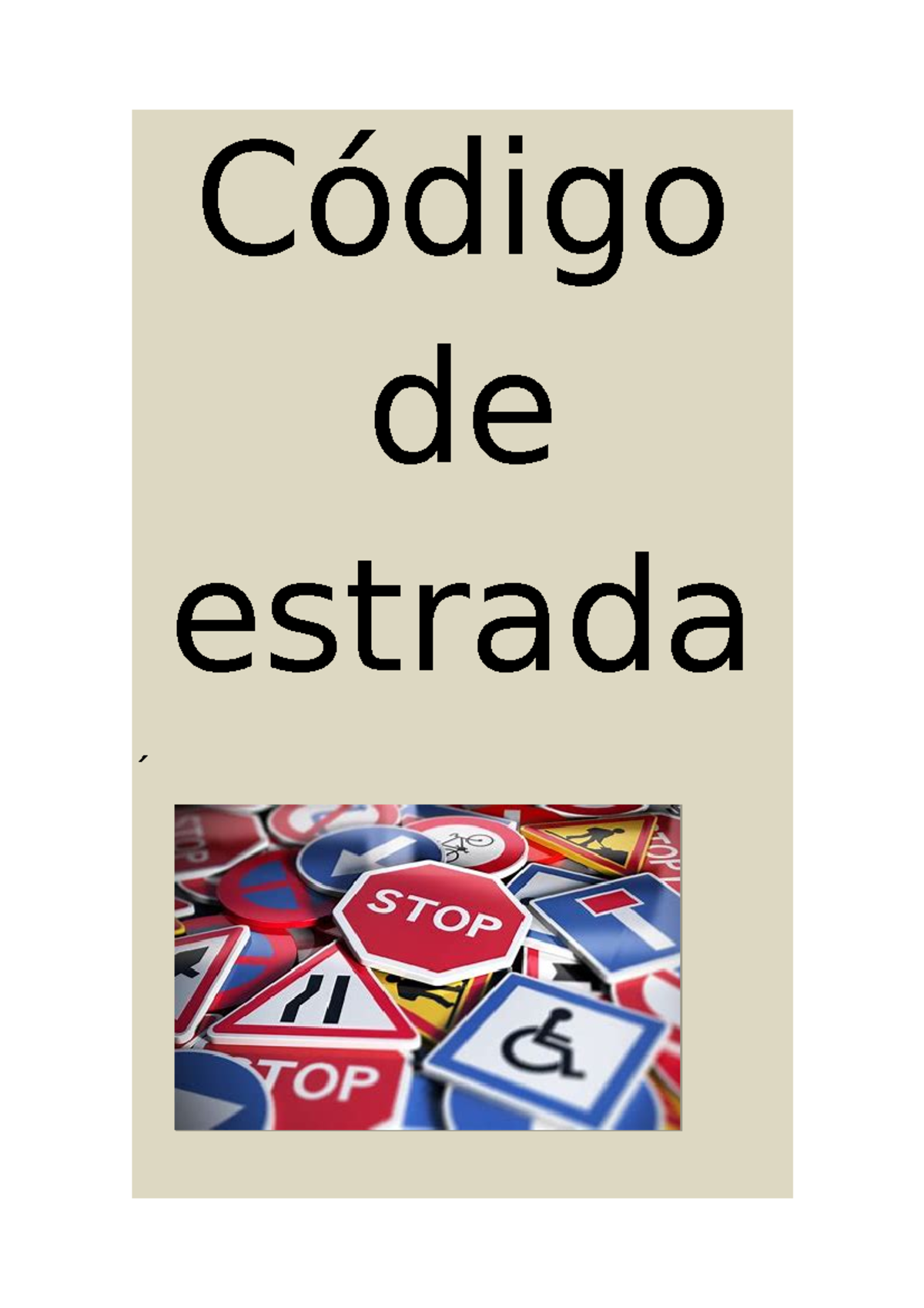 Código de estrada - iiiiii - Código de estrada ́ Aula nº1-03. 1.Álcool ...