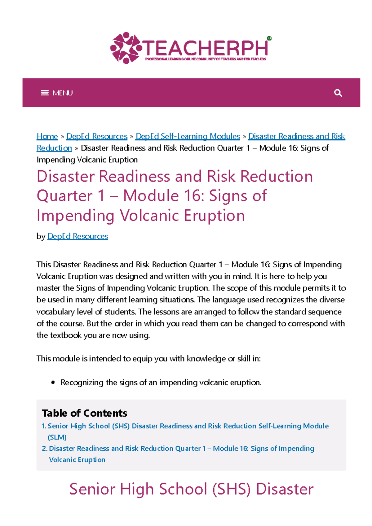 Www - lecture notes - Home » DepEd Resources » DepEd Self‐Learning ...