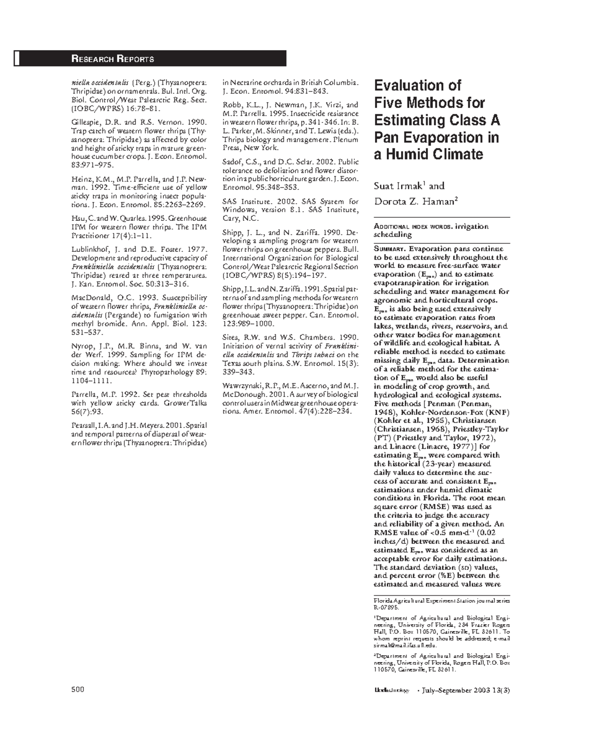 [19437714 - Hort Technology] Evaluation of Five Methods for Estimating ...