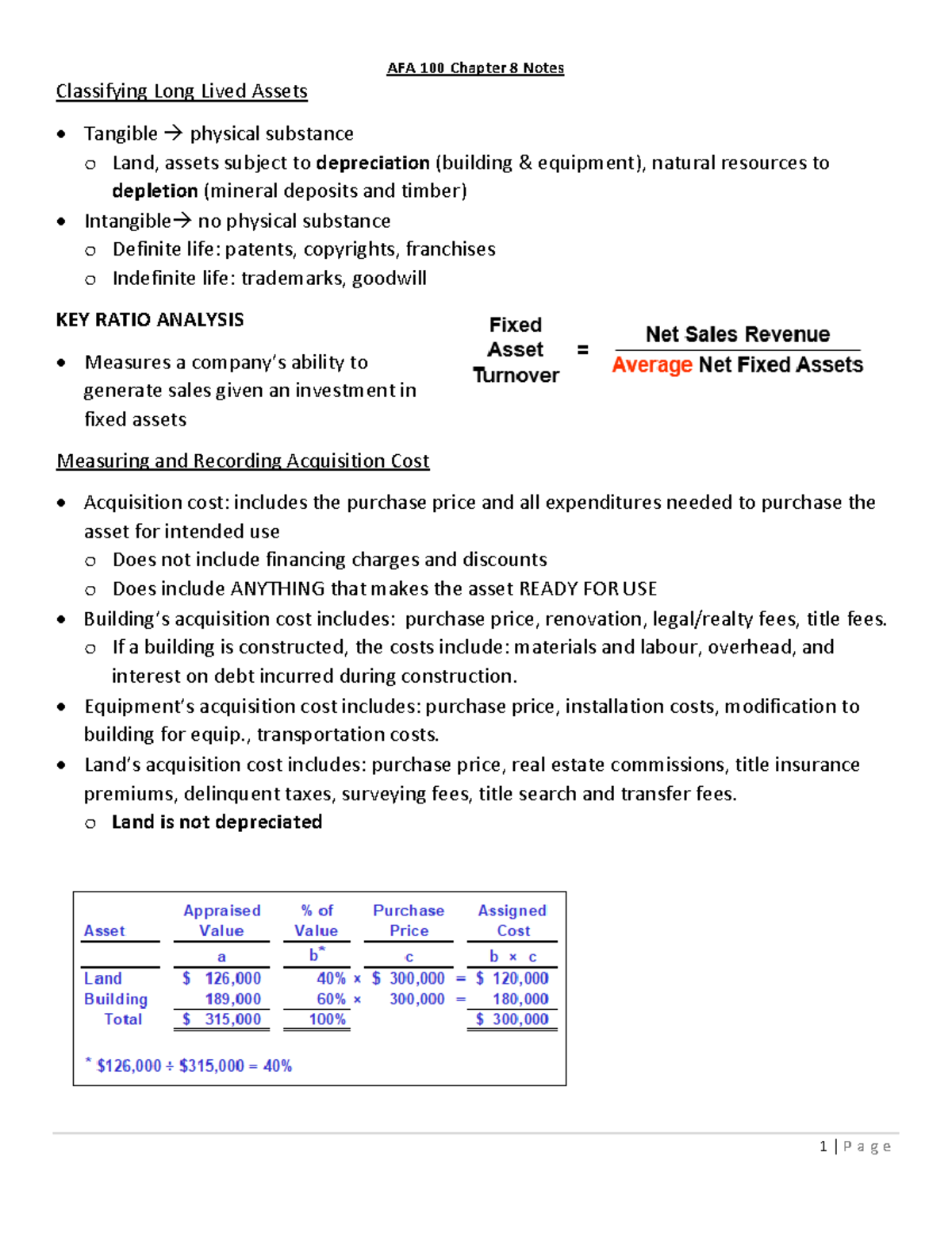 AFA100-Chapter-8-Notes part 1 - Warning: TT: undefined function: 32 AFA ...