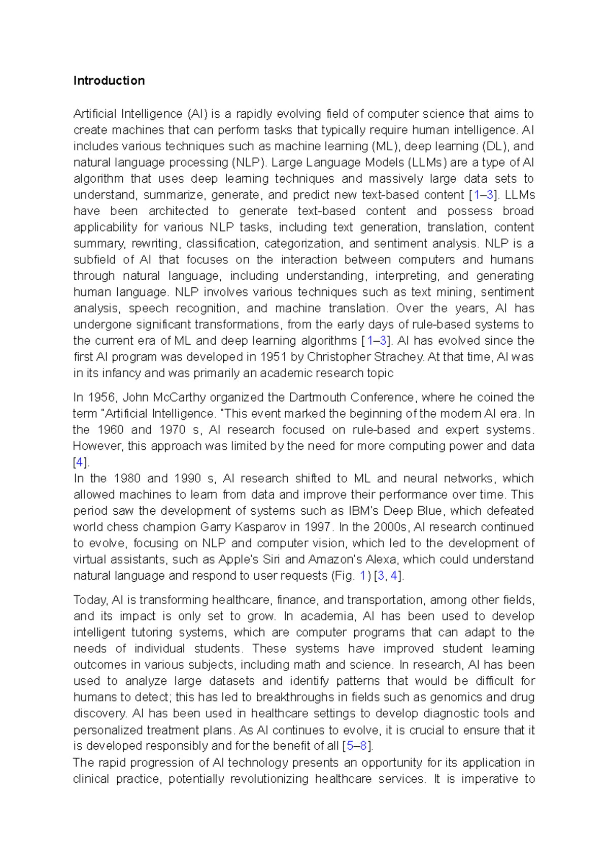 AI Dissertation - THIS IS MY COURSE WORK - Introduction Artificial ...