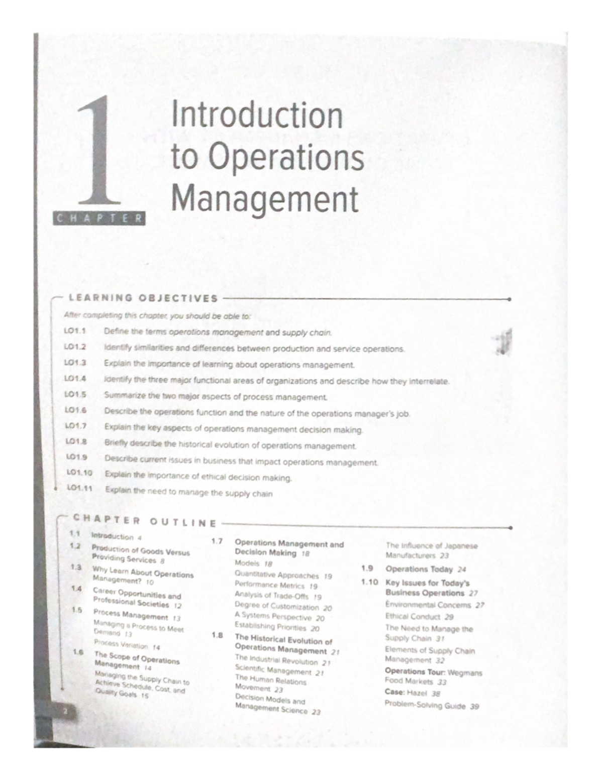 Introduction - Operation management - BS Accountancy - Studocu