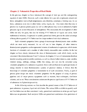 Chapter-5 - Chapter 5: Thermodynamic Properties of Real Fluids ...