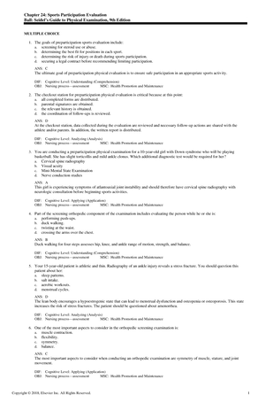 Seidel Guide To Physical Examination - Chapter 12 Eyes Practice Test ...