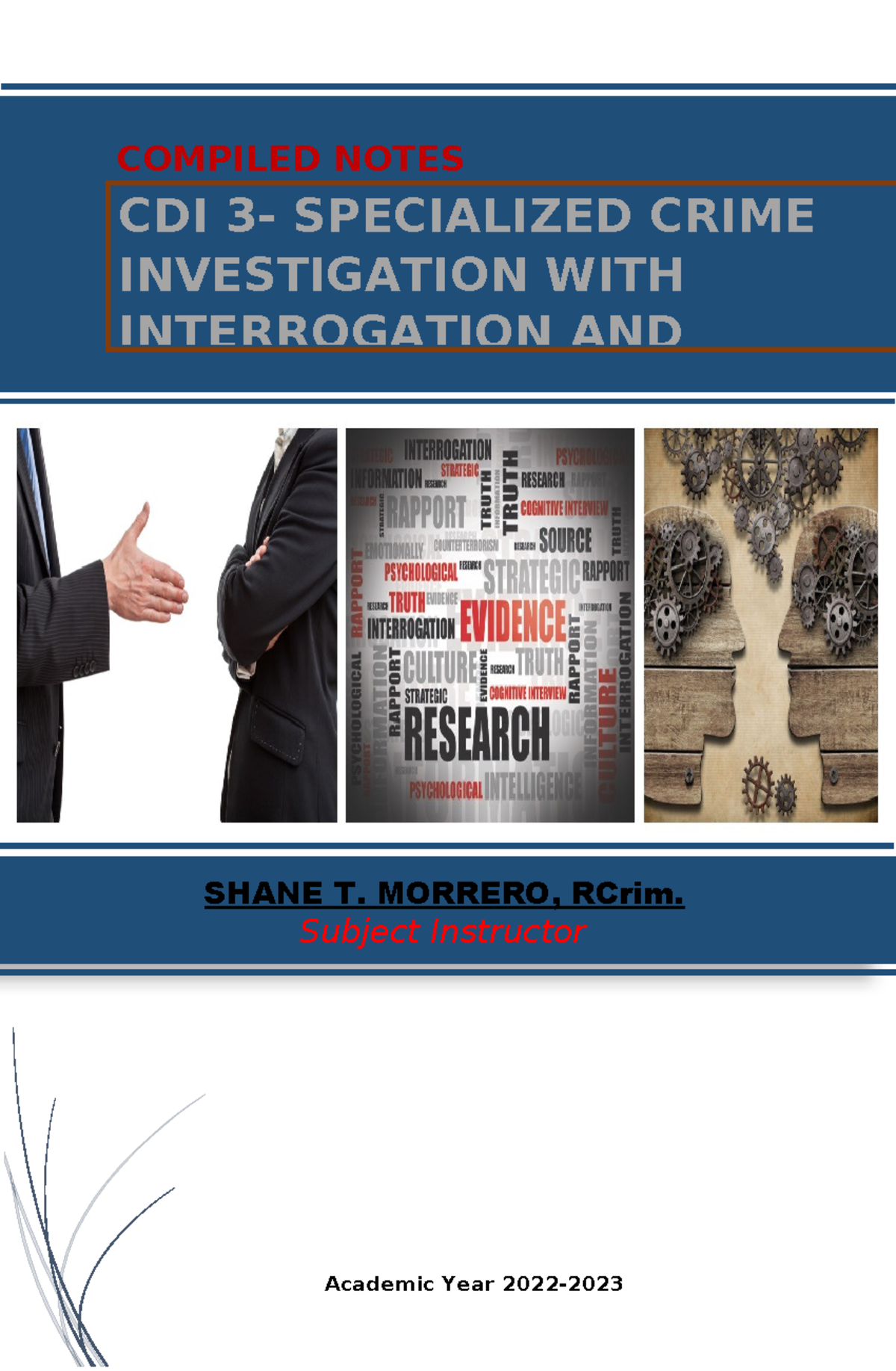 Pre-Pages CDI 3 - This course covers the review on human rights ...