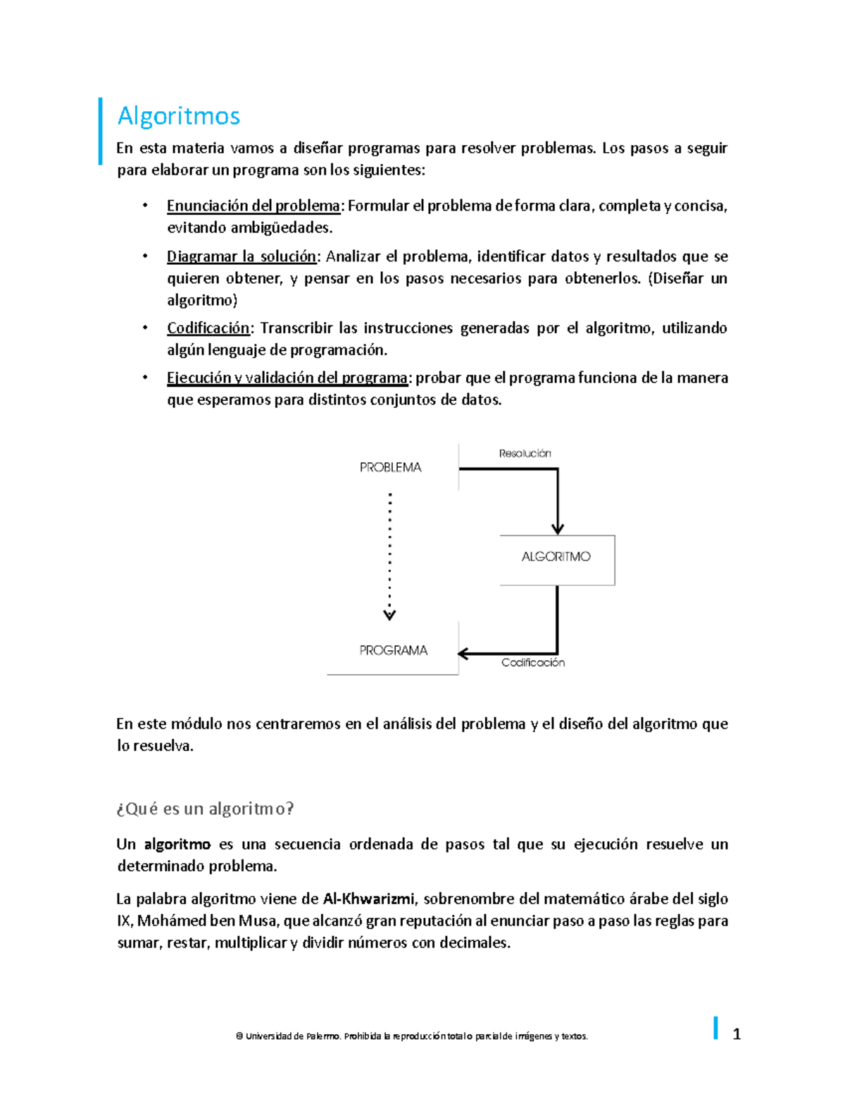 0337 APU Algoritmos V1-1 - Algoritmos En esta materia vamos a diseñar ...