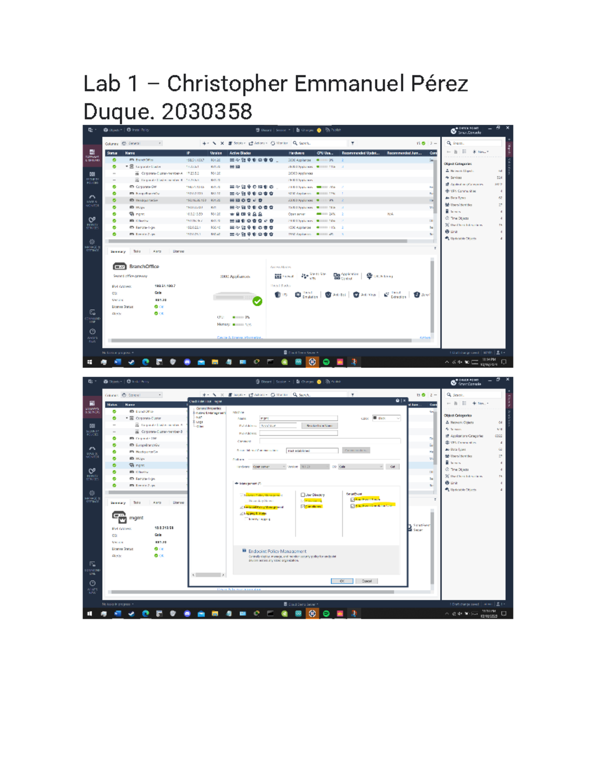 Lab 1 - Documento - Dibujo para ingeniería - Lab 1 – Christopher ...
