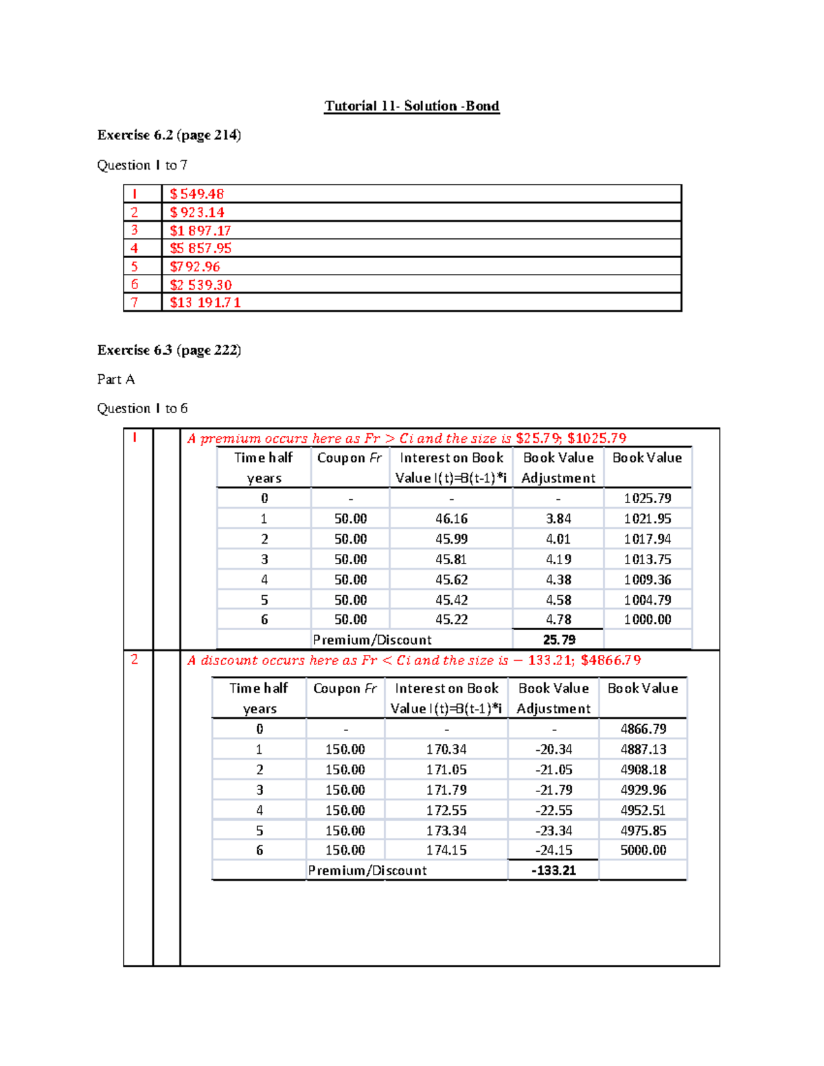 3 Tutorial 11- Bond Solution - Tutorial 11 - Solution - Bond Exercise 6 ...