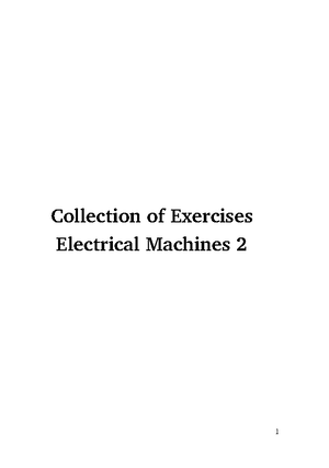 Exam Dynamics of Electrical Machines - Exam “Dynamics of Electrical ...