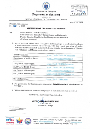 Lesson plan - NRP - Subject: National Reading Program Grade Level ...