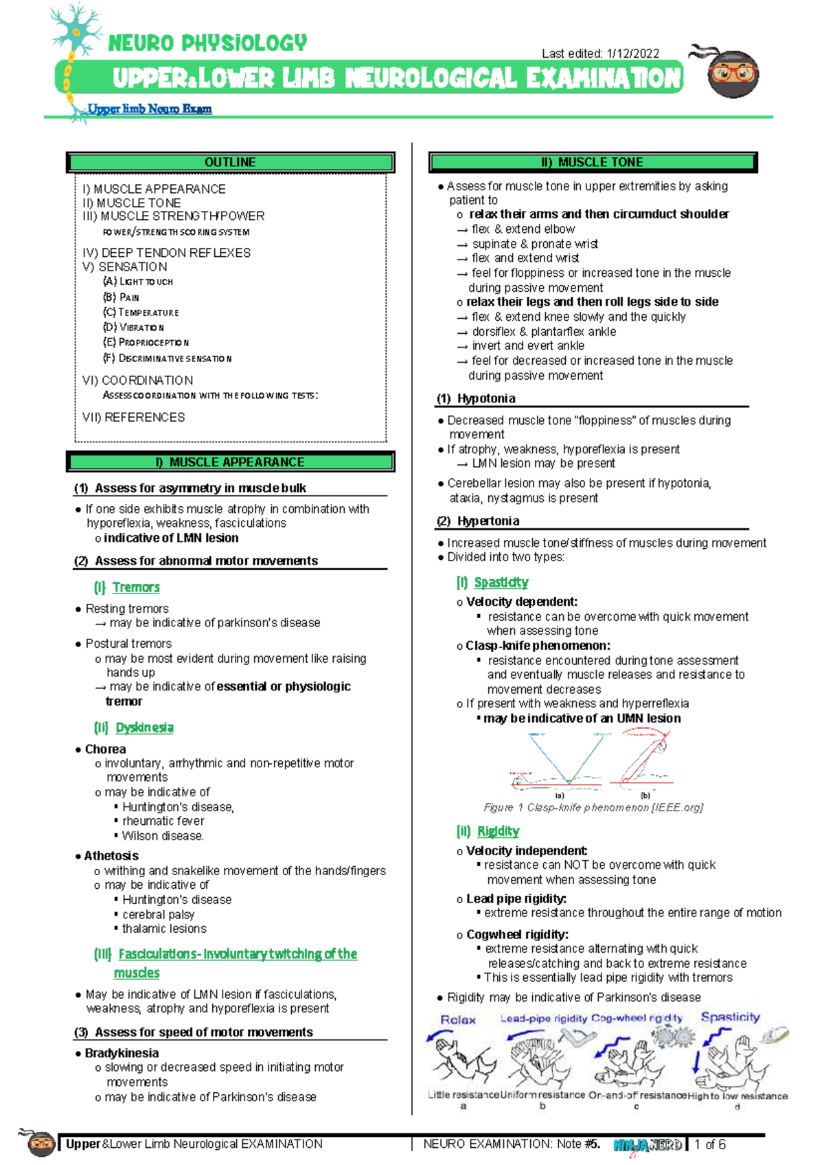 10250050 - Neurology Clinical Skills - 005 - Upper Limb Neuro Exam ...