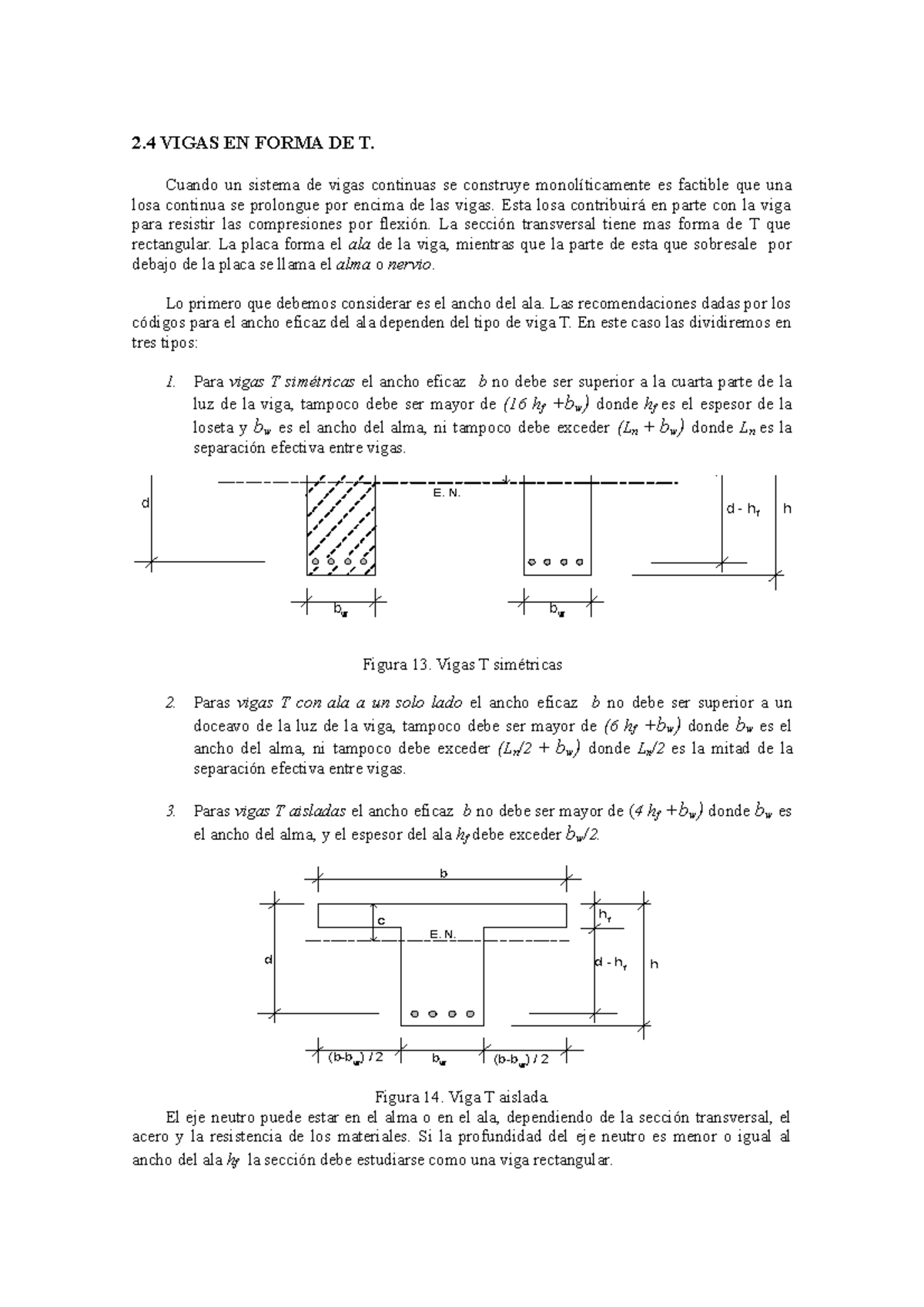 06 Vigas T - 2 VIGAS EN FORMA DE T. Cuando un sistema de vigas continuas se construye - Studocu