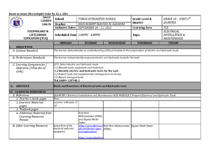 Week 4 grade 7 - dll 4th week - Based on Annex 2B to DepEd Order No. 42, s. 2016 DAILY LESSON ...