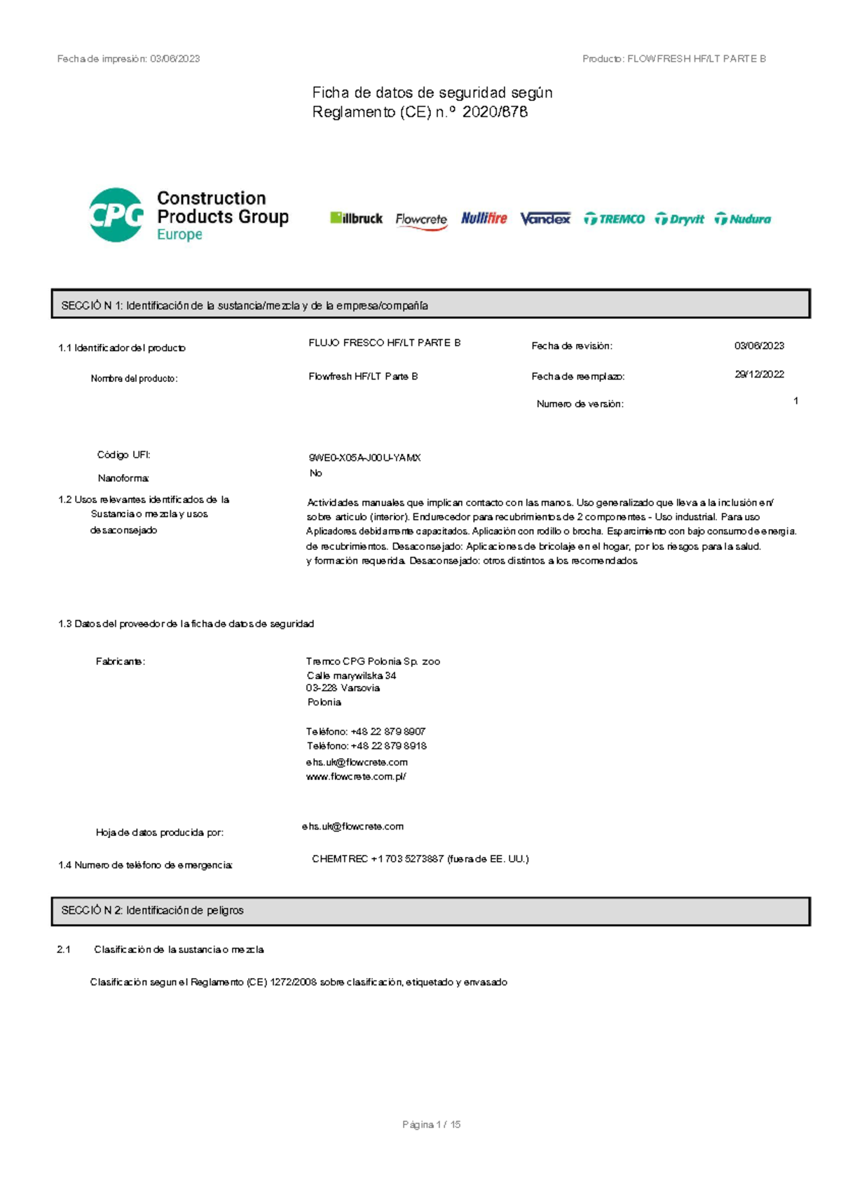 Flowfresh-hf lt-part-b-euclpsds-gb-06032023 - Reglamento (CE) n.º 2020 ...