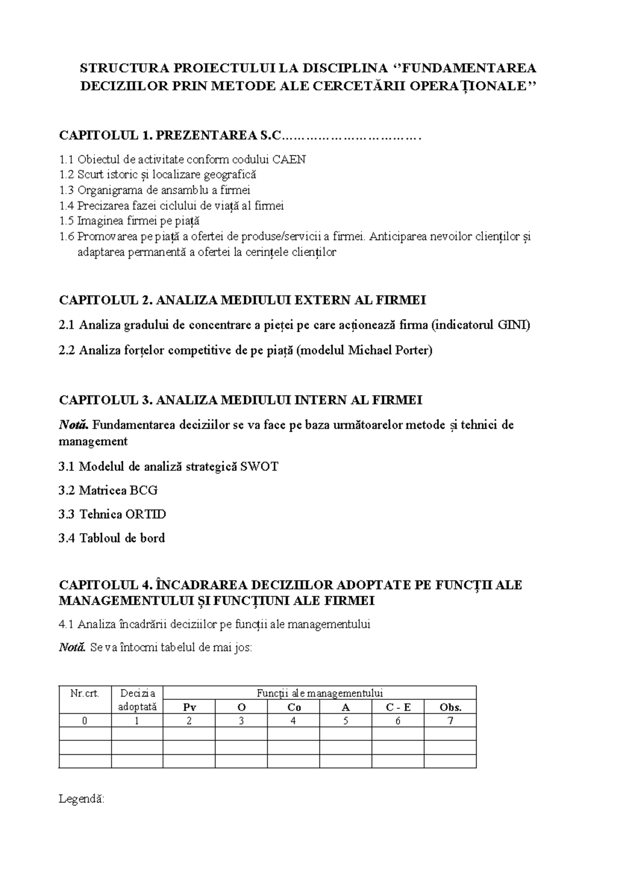StructurĂ Proiect F.D.M.C.O. - MSDA II 2023 - STRUCTURA PROIECTULUI LA DISCIPLINA ...