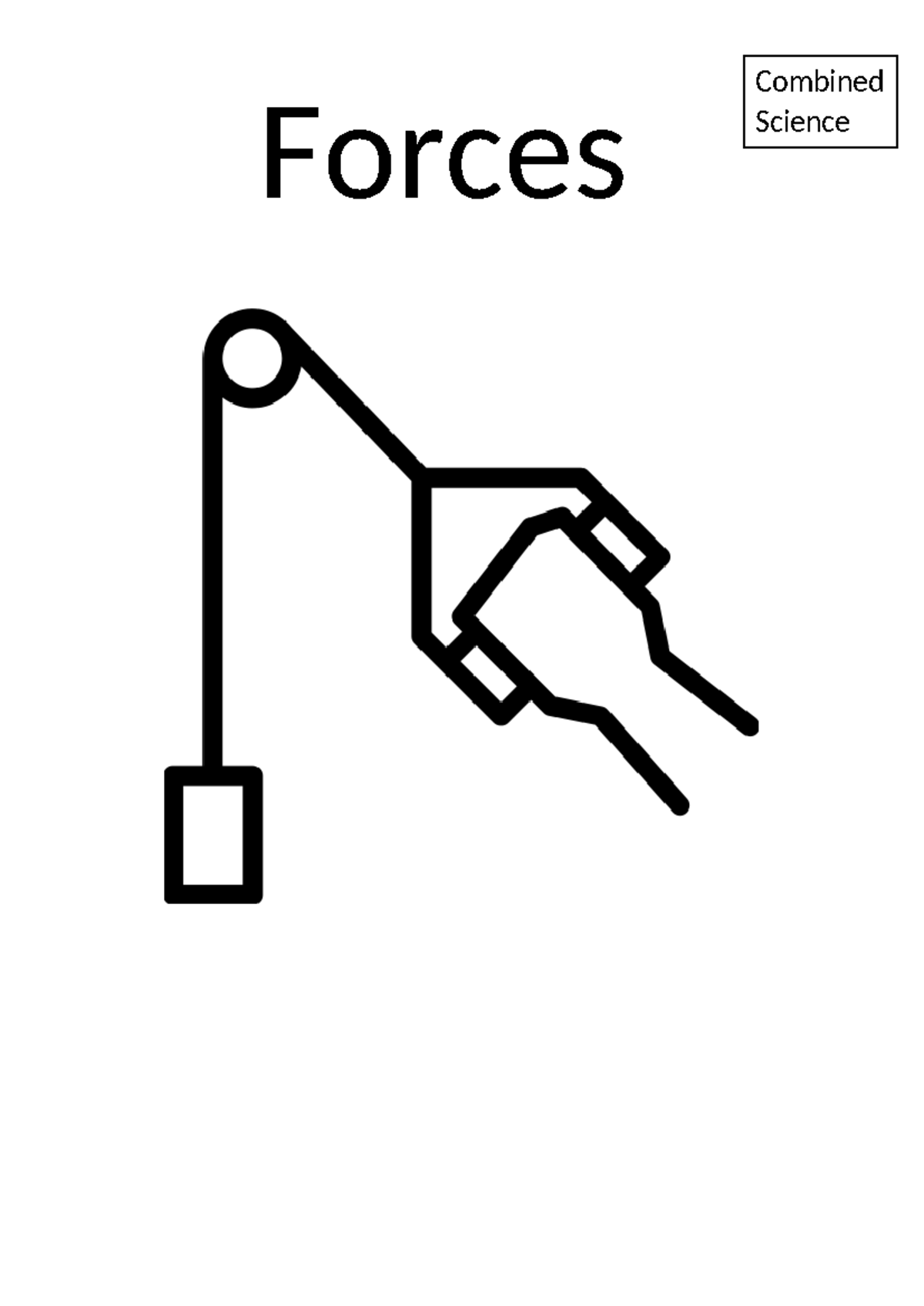 5 forces with answers - Forces Combined Science Forces facts Name