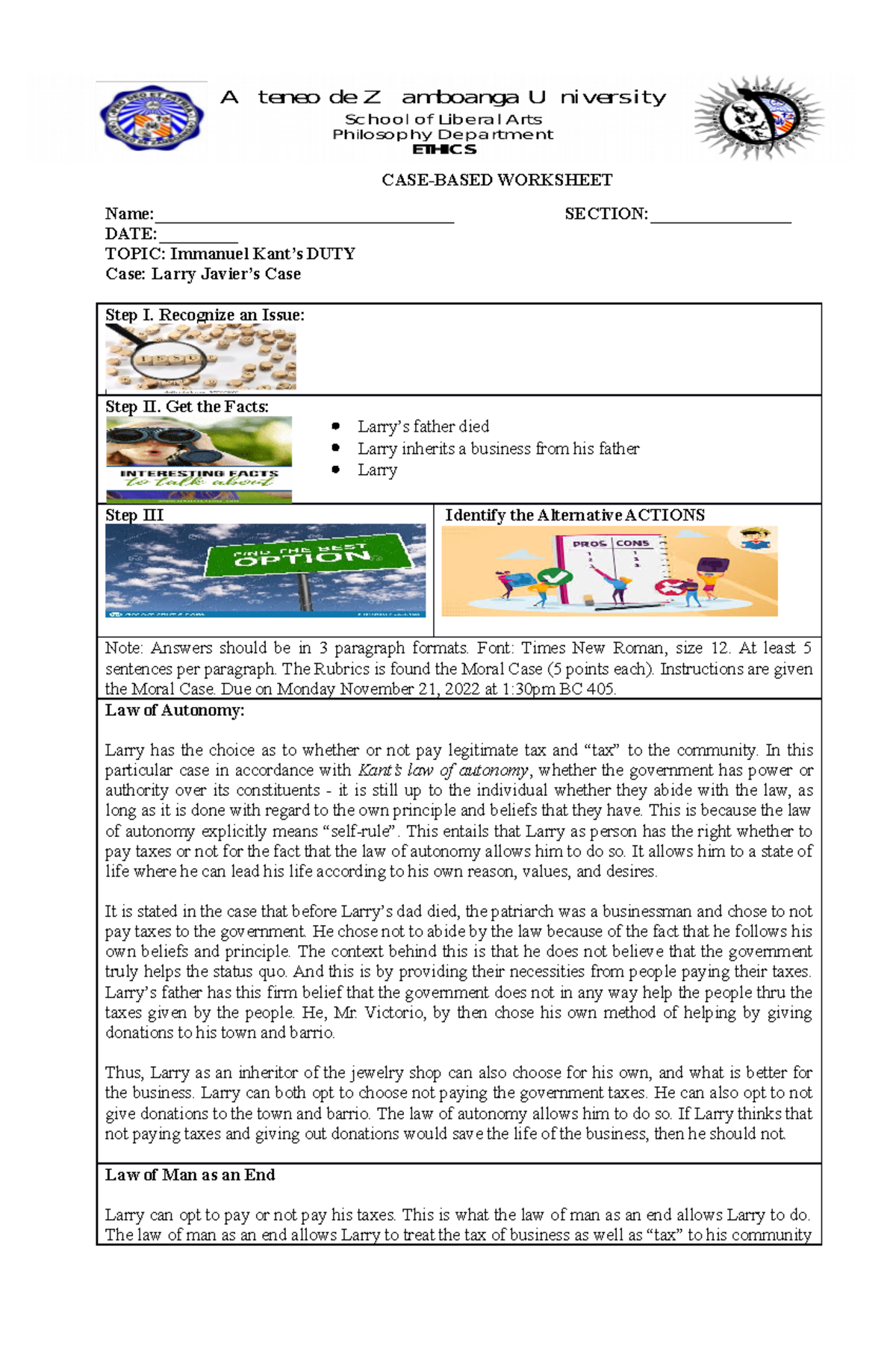 Case-Based-Worksheet - CASE-BASED WORKSHEET Name ...