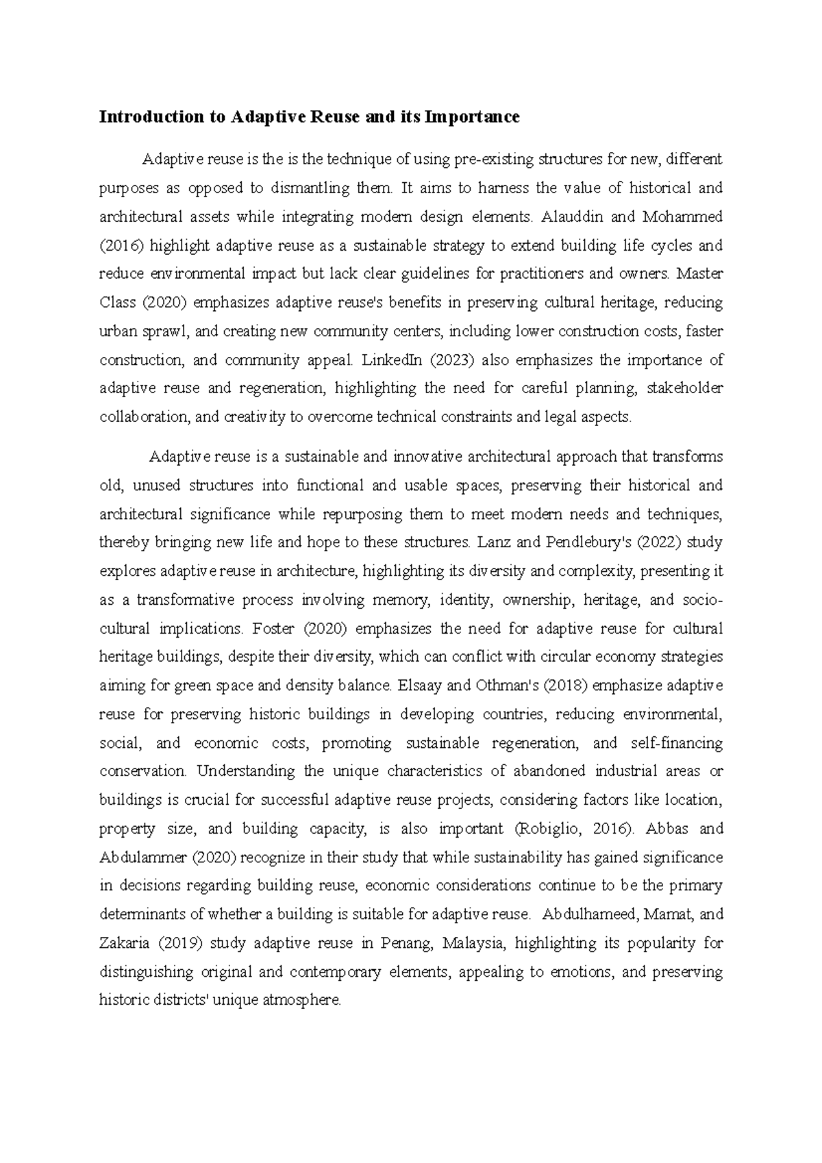 Adaptive Reuse Summarized - Introduction to Adaptive Reuse and its ...