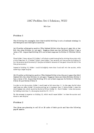 TA Handout Two Part Tariff DWL - ECON 100C: Surplus and DWL in Two-Part Tariff with ...