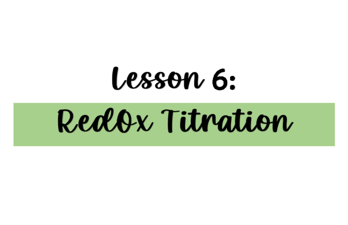 6 - chemistry - 6: The Oxidation – Reduction Process An oxidation ...