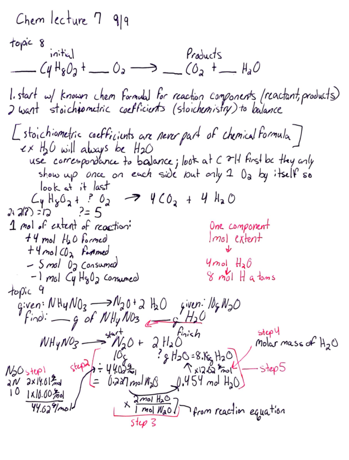 Chem lecture 7 9-9 - Chemical formulas - Chem lecture 7 9/ topic 8 ...