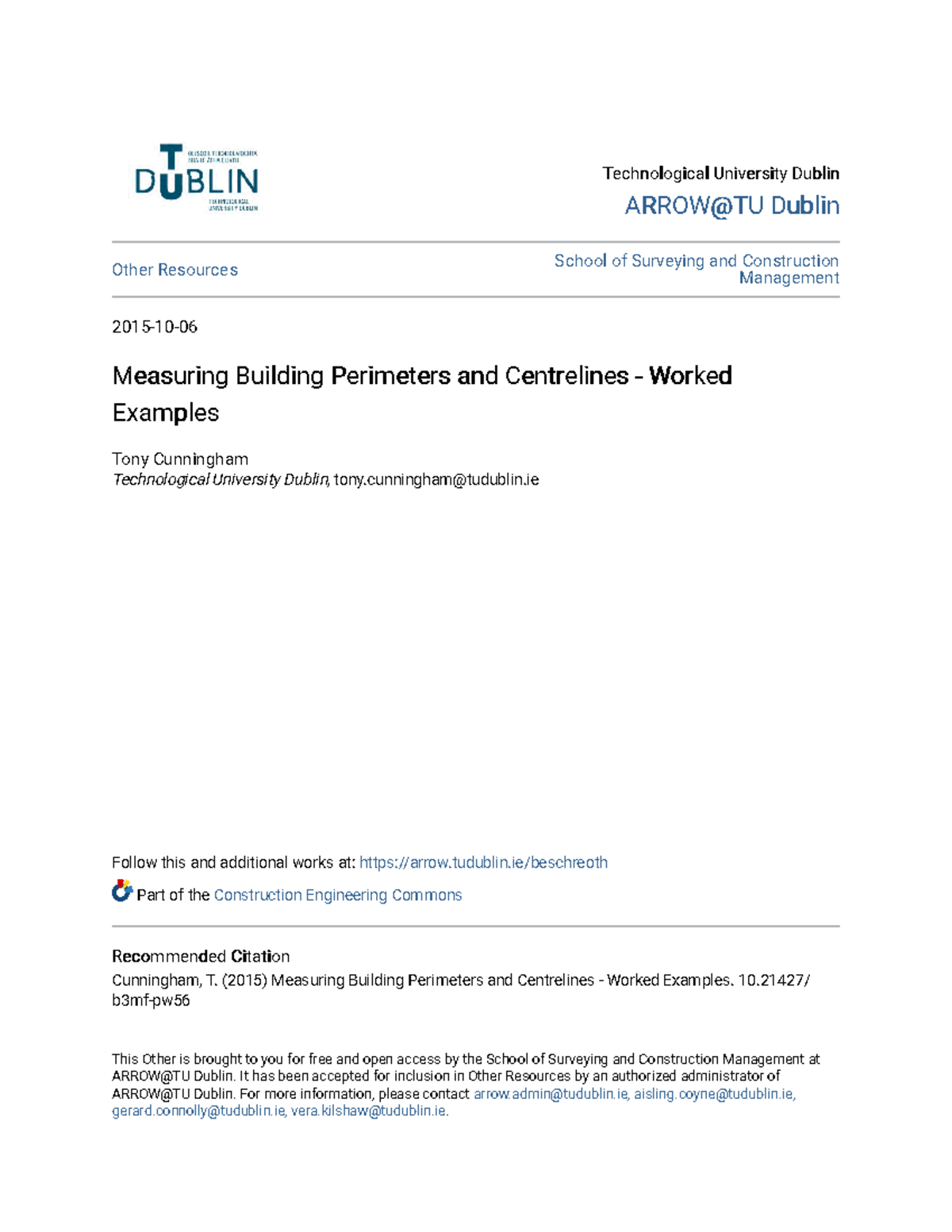Measuring Building Perimeters and Centrelines - Worked Examples ...