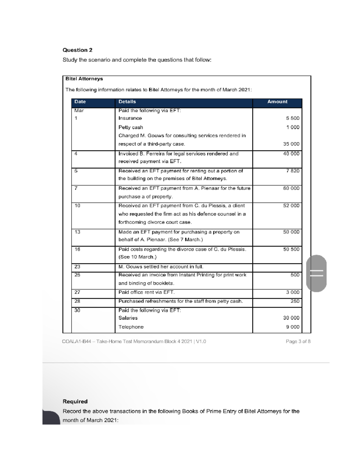 Doc2 - Take Home Test Block 4 2021 - COAL111 - Studocu