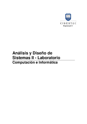Manual - Análisis y Diseño de Sistemas II Computación e Informática CARRERA DE COMPUTACI”N E ...