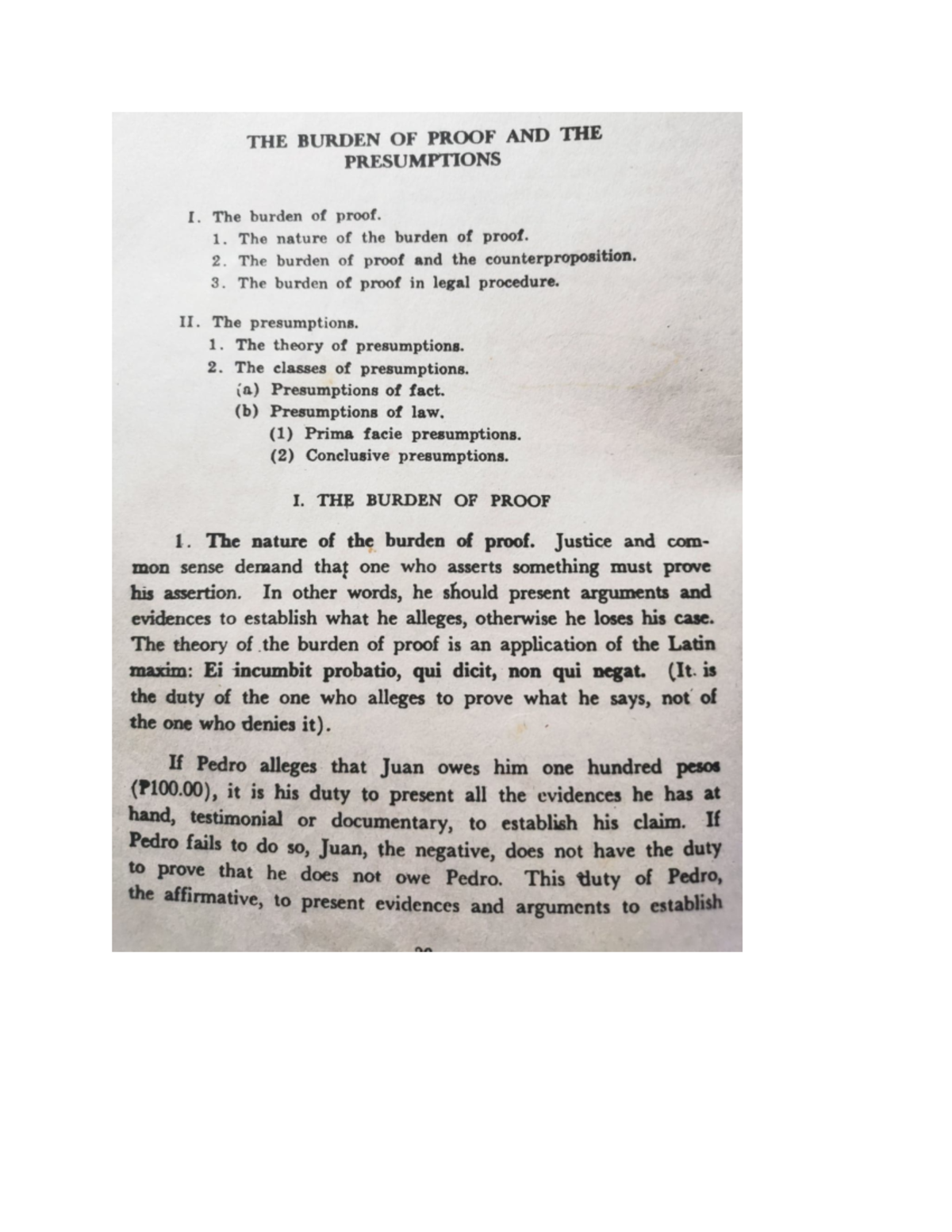 Burden of proof - VFFFD - Juris Doctor of Laws - Studocu