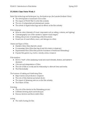 Ch.3 Types of movies questions for review - Questions for Review 1 ...