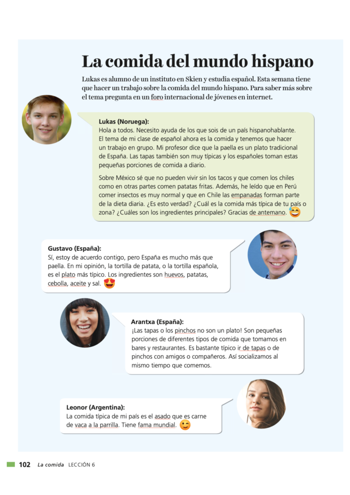 La comida del mundo hispano - Studocu