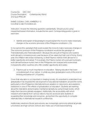 UTS-Module-1 - Uts - v uls.edu U N D E R S T A N D I N G T H E S E L F ...